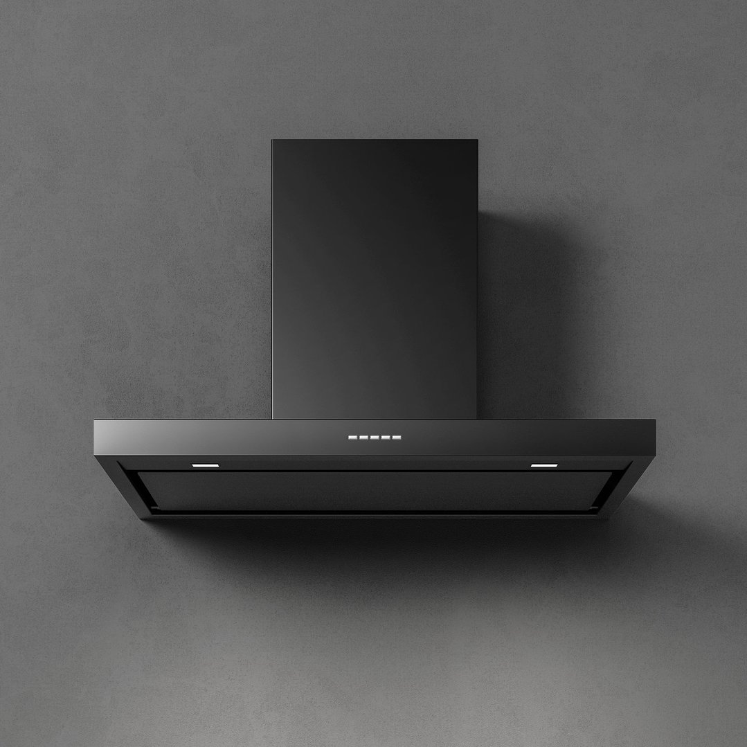 Falmec Plane NRS - 90cm Wall - Black F5PN90B1 - Signature Appliances