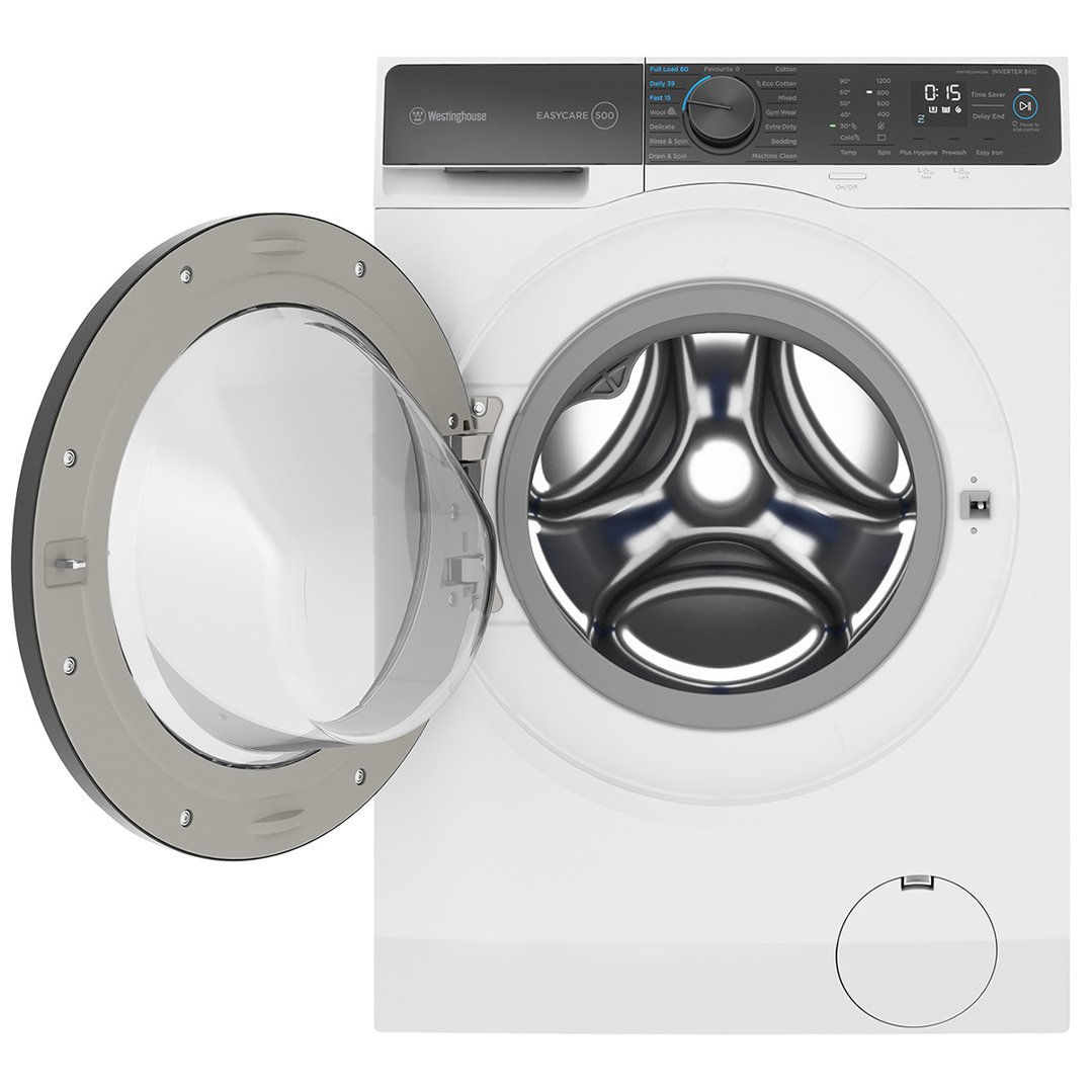 Westinghouse 8kg EasyCare Front Load Washing Machine WWF8024M5WA ...
