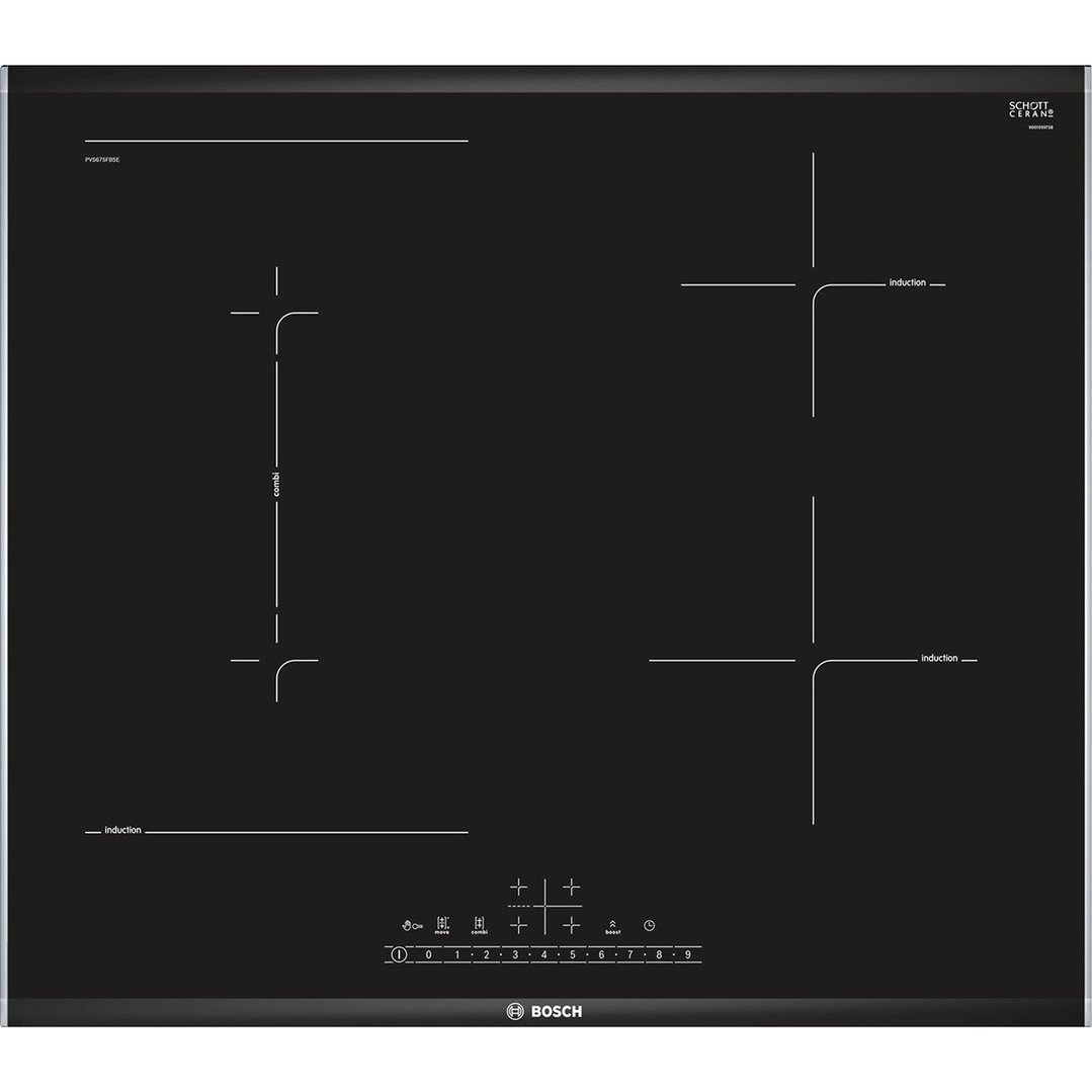 Bosch 60cm Induction Cooktop PVS675FB5E - Signature Appliances