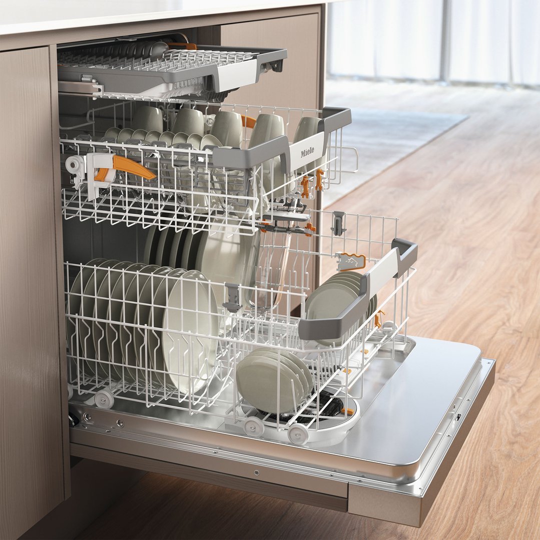 Miele 60cm Semi-Integrated Dishwasher with AutoOpen Drying and ...