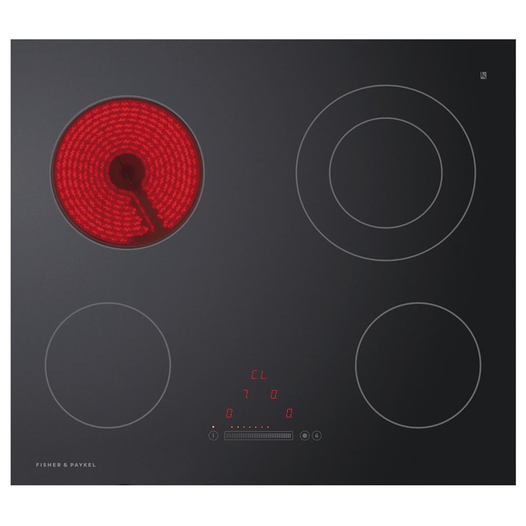Fisher & Paykel 60cm Series 5 4 Element Electric Cooktop CE604DTB1 ...