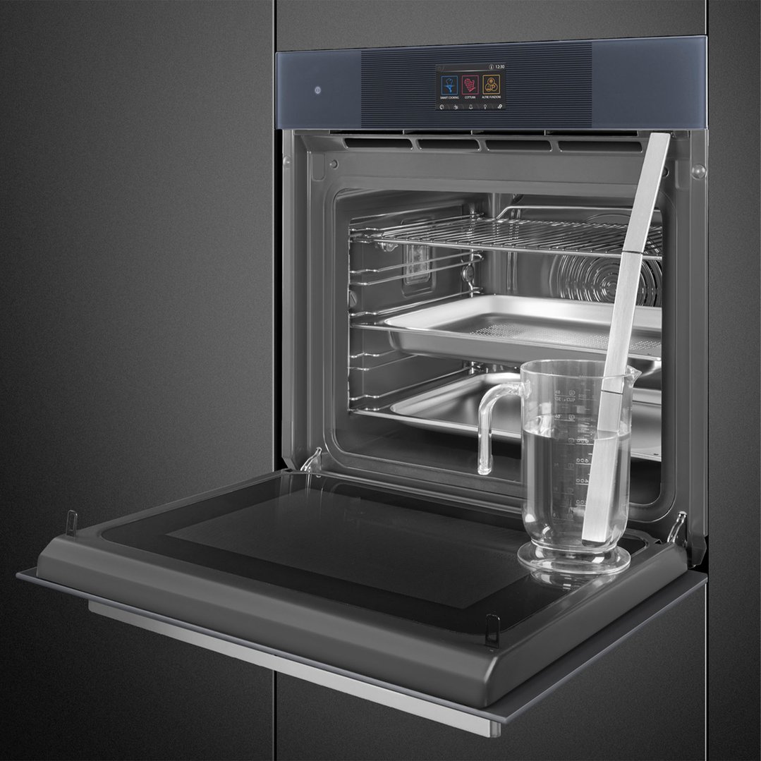 Smeg Linea 60cm Steam100 Pro Oven - Neptune Grey SOA6104S4PG ...