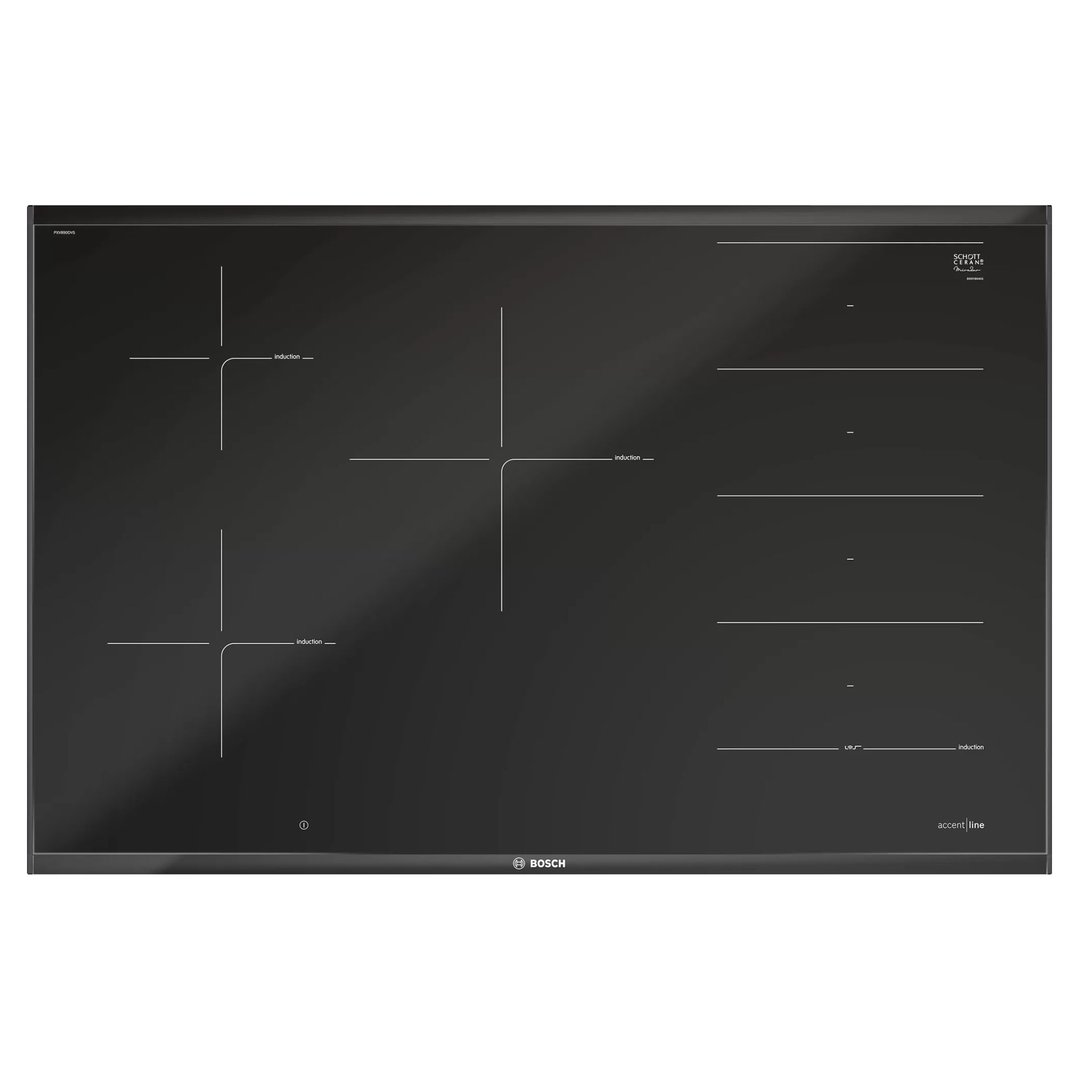 80cm Accentline FlexInduction Cooktop. PXV890DV5E - Signature Appliances