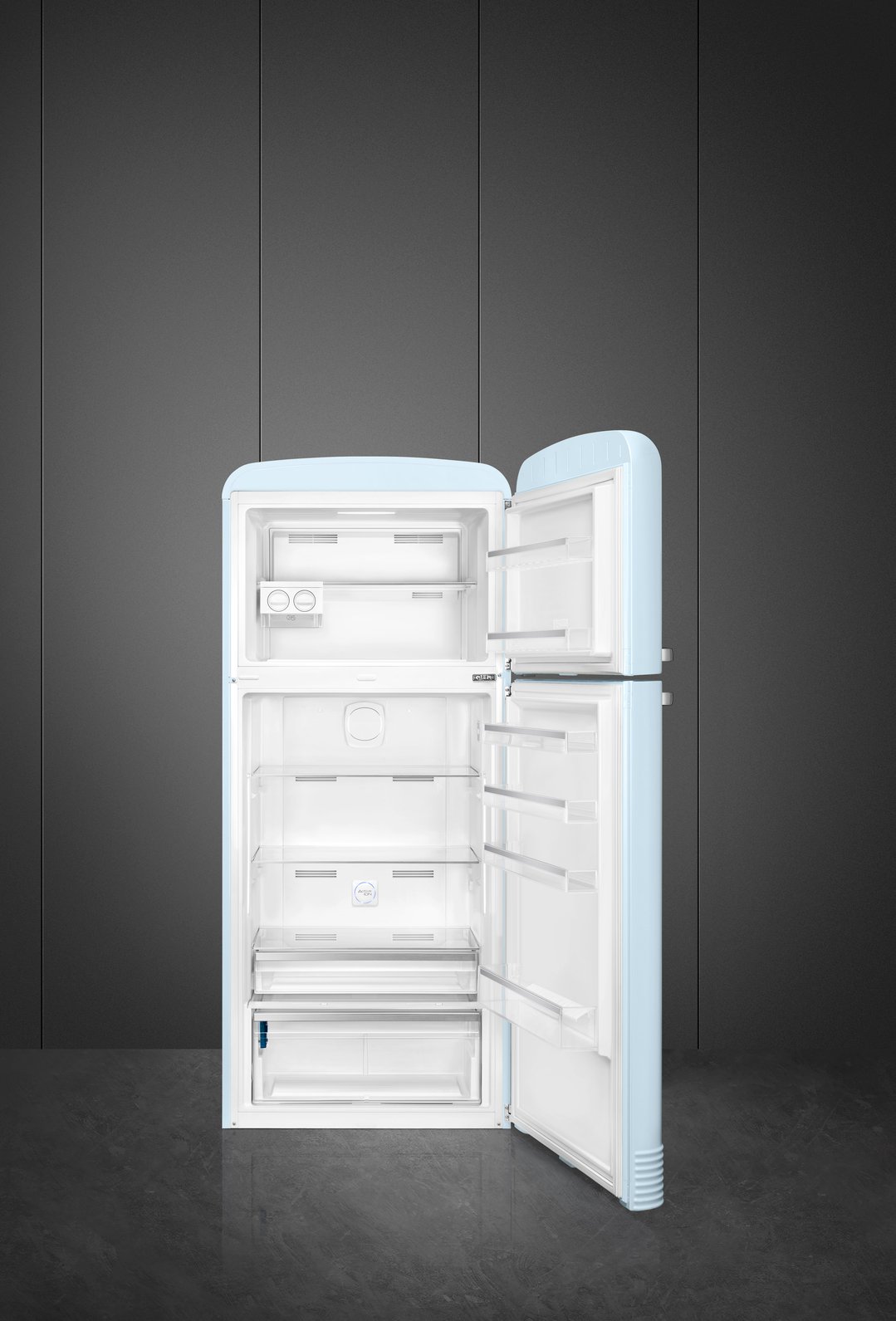 Smeg FAB 50 50’S Style Retro Refrigerator, Right Hand - Pastel Blue ...