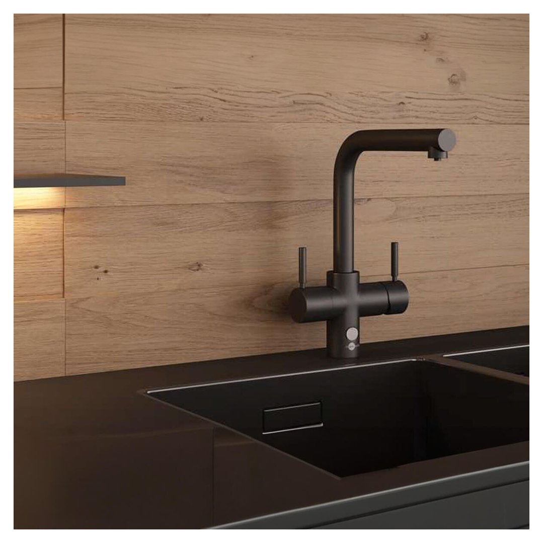 InSinkErator MultiTap 4N1 Chilled L Series Tap - Velvet Black 4005LVB ...