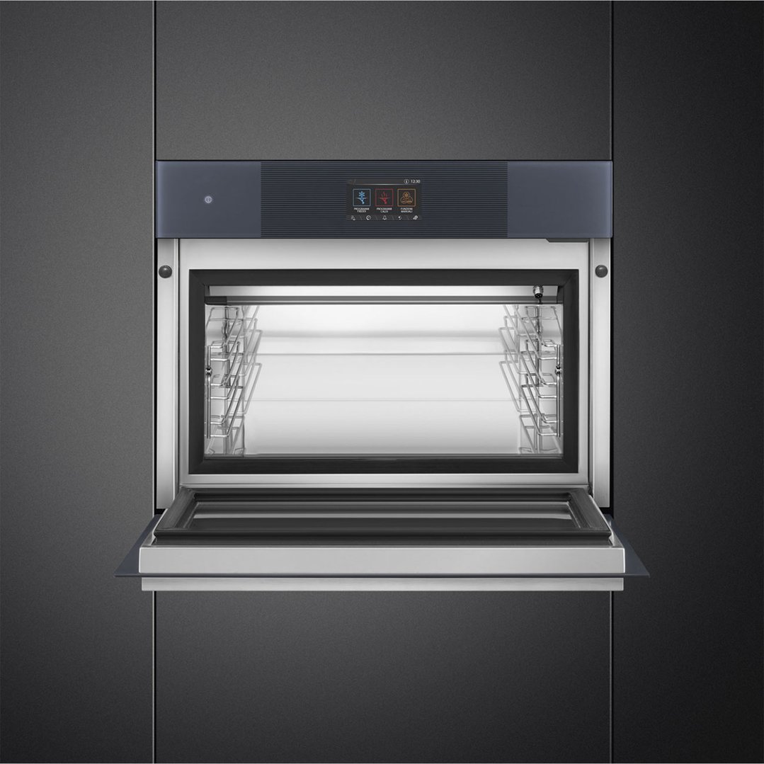 Smeg Linea Compact Blast Chiller - Neptune Grey SBC4104G - Signature ...