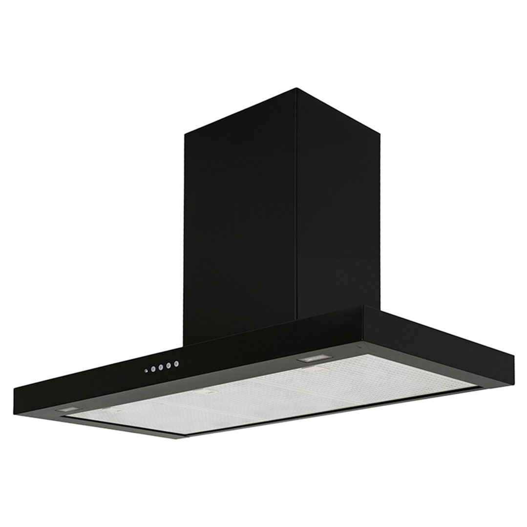 Falcon 90cm Infusion Canopy Rangehood Black FALHDS90BL - Signature ...