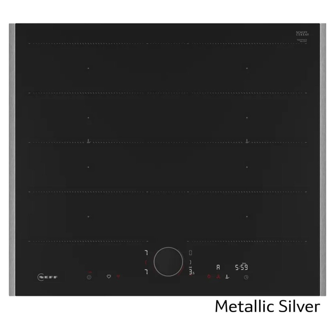 NEFF Flex Induction Cooktop 60cm Flex Design Metallic Silver T66YYY4C0H ...
