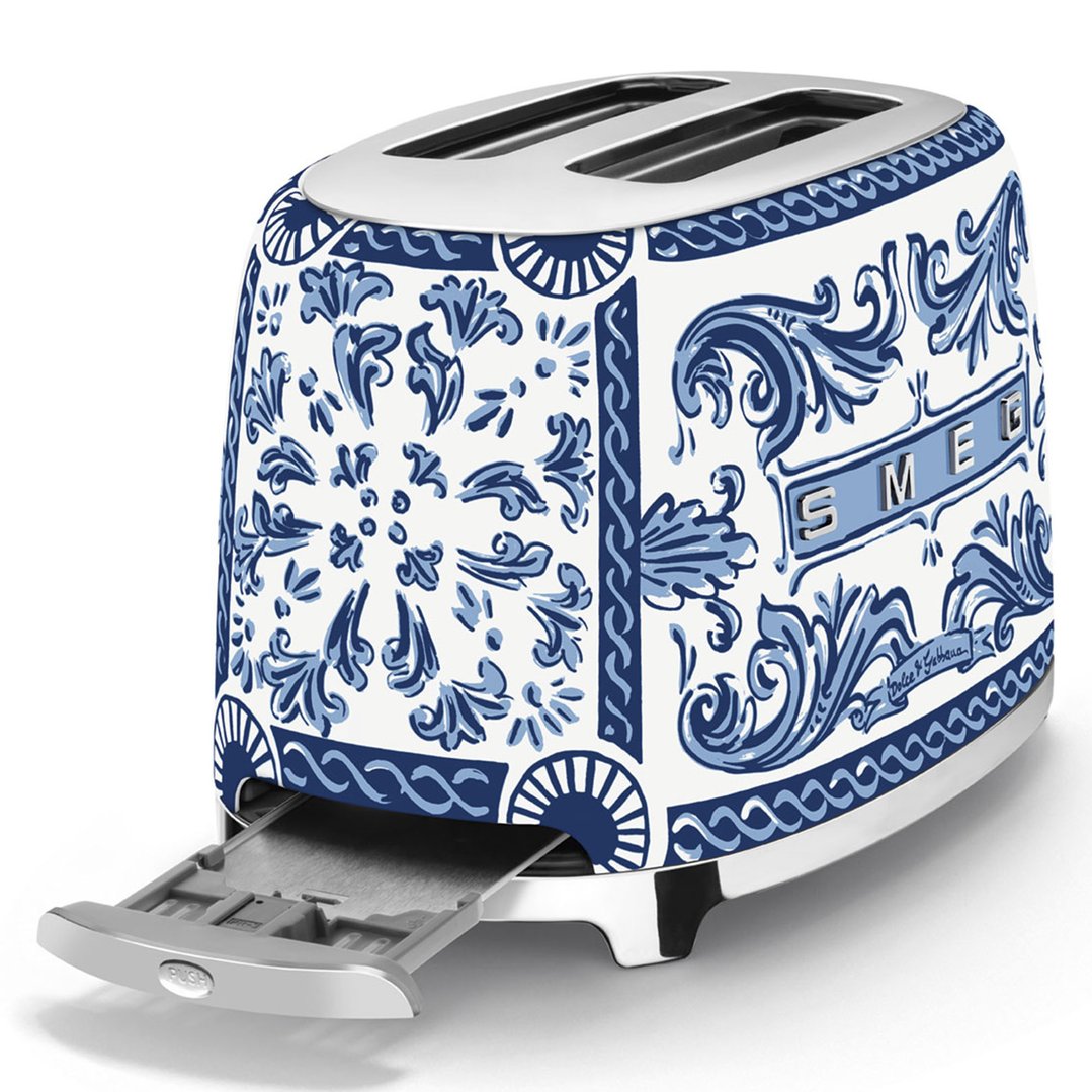 50's Style Dolce & Gabbana 2 Slice Toaster - Blue Mediterraneo ...