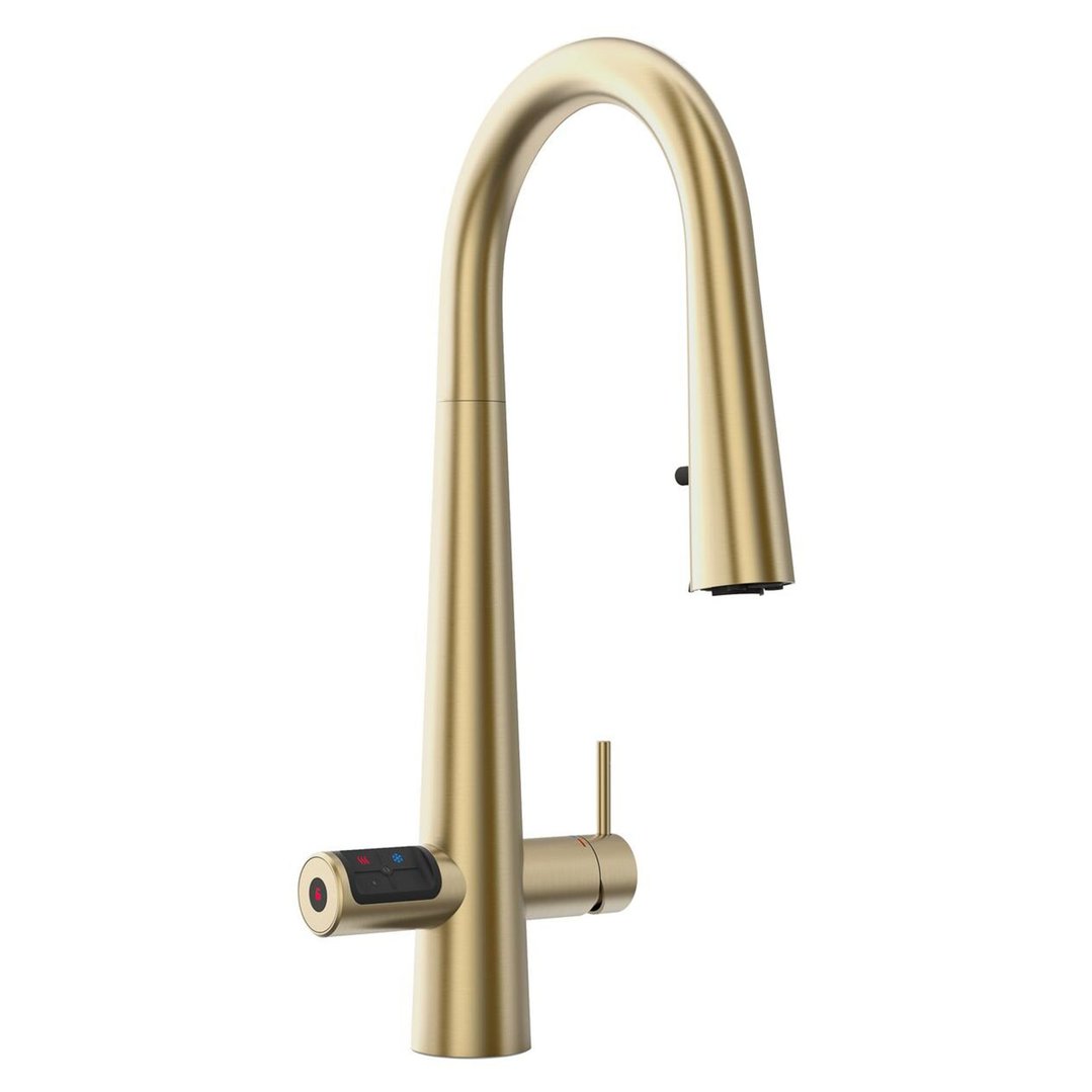 HydroTap G5 BCHA Celsius Plus All-In-One Pull-Out Brushed Brass ...