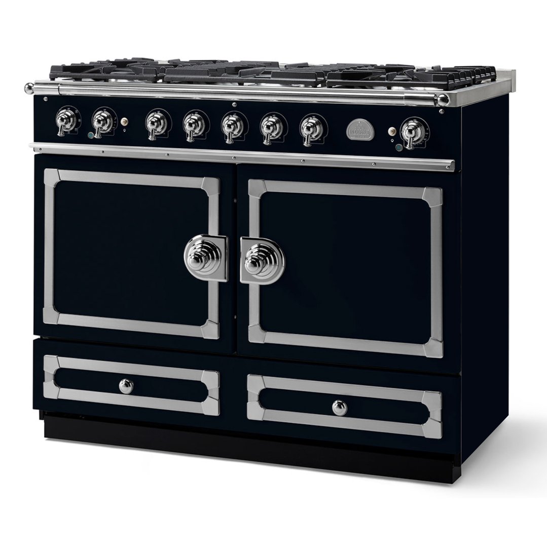 Cornufé 110cm Dual Fuel Range Cooker - Dark Navy Blue CFE110DFNB/N ...