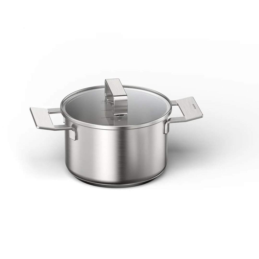 6 piece ProInduction cookware set consists of: 3 pots, 2 pans and 1 ...