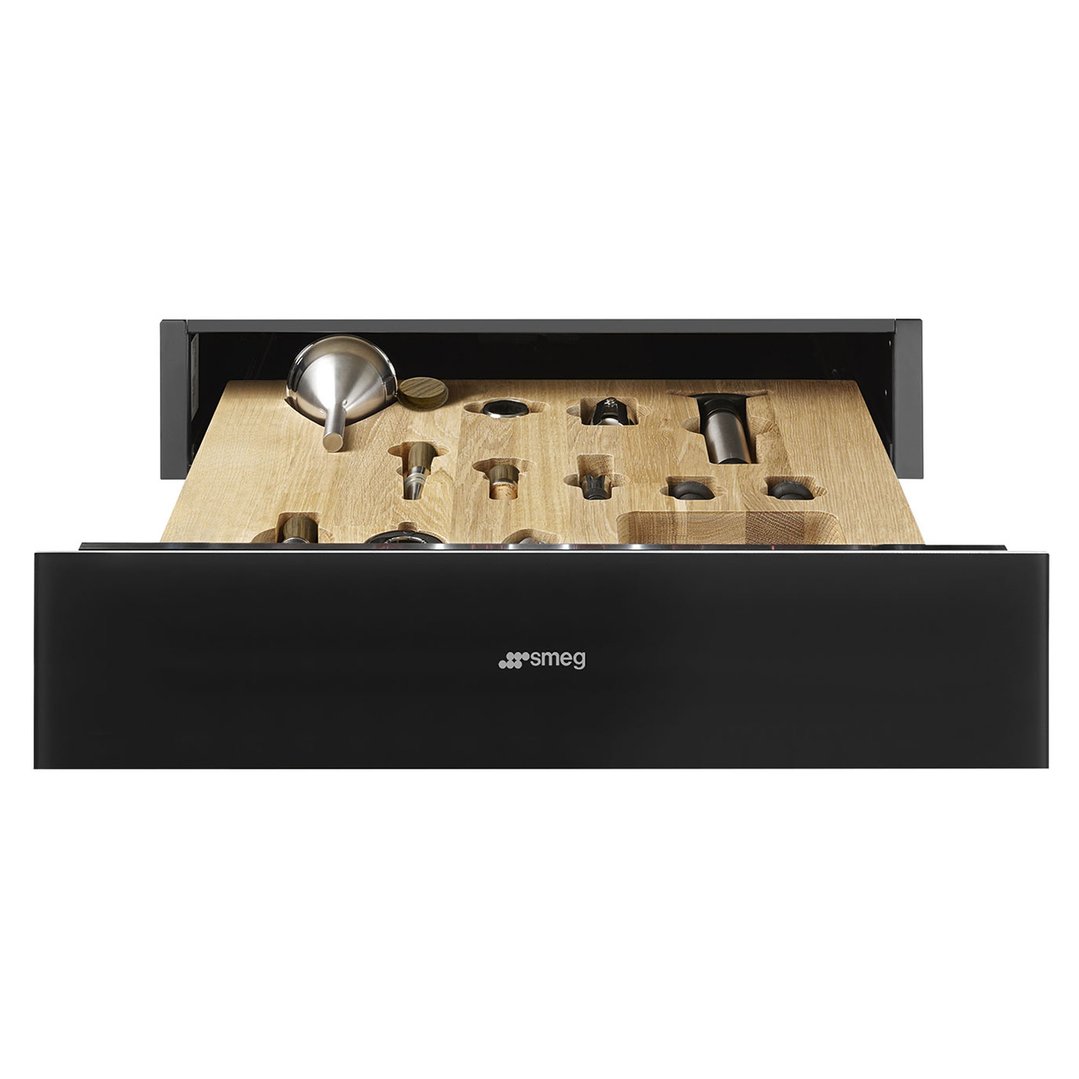 Smeg Linea 15cm Sommelier Drawer - Midnight Black CPS115B3 - Signature ...