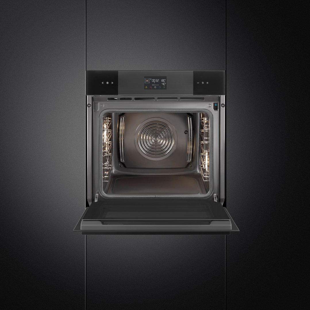 Smeg Linea 60cm Pyro Steam Oven - Pure Black SOPA6102S2PB3 - Signature ...