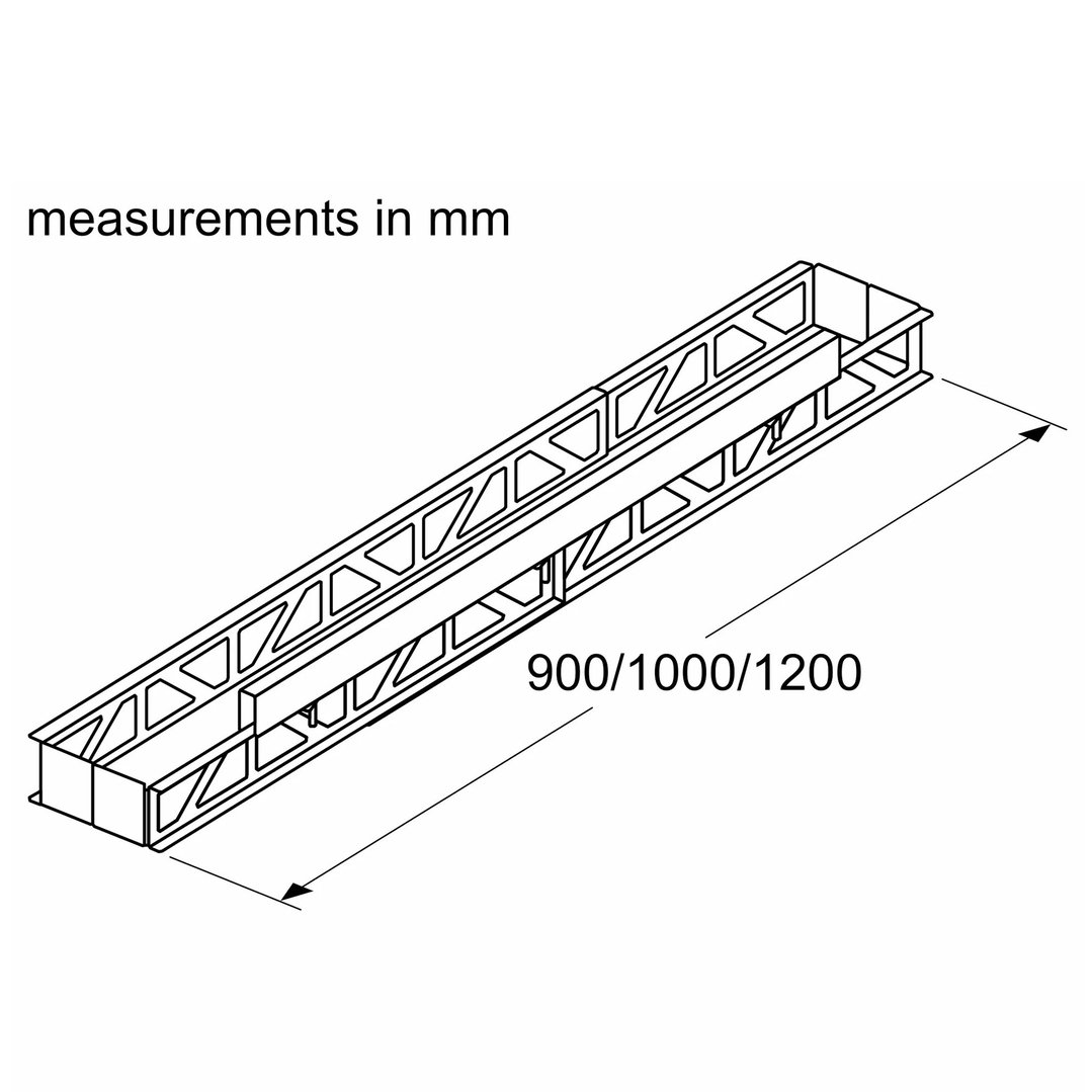 Mounting kit for seamless installation of Glass Draft DSZ8WW1Y2 ...