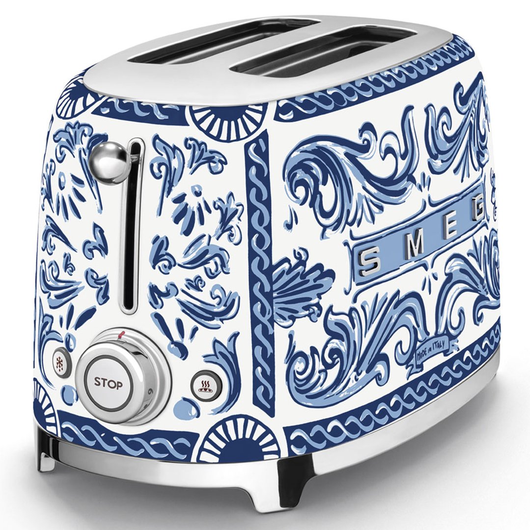 50's Style Dolce & Gabbana 2 Slice Toaster - Blue Mediterraneo ...