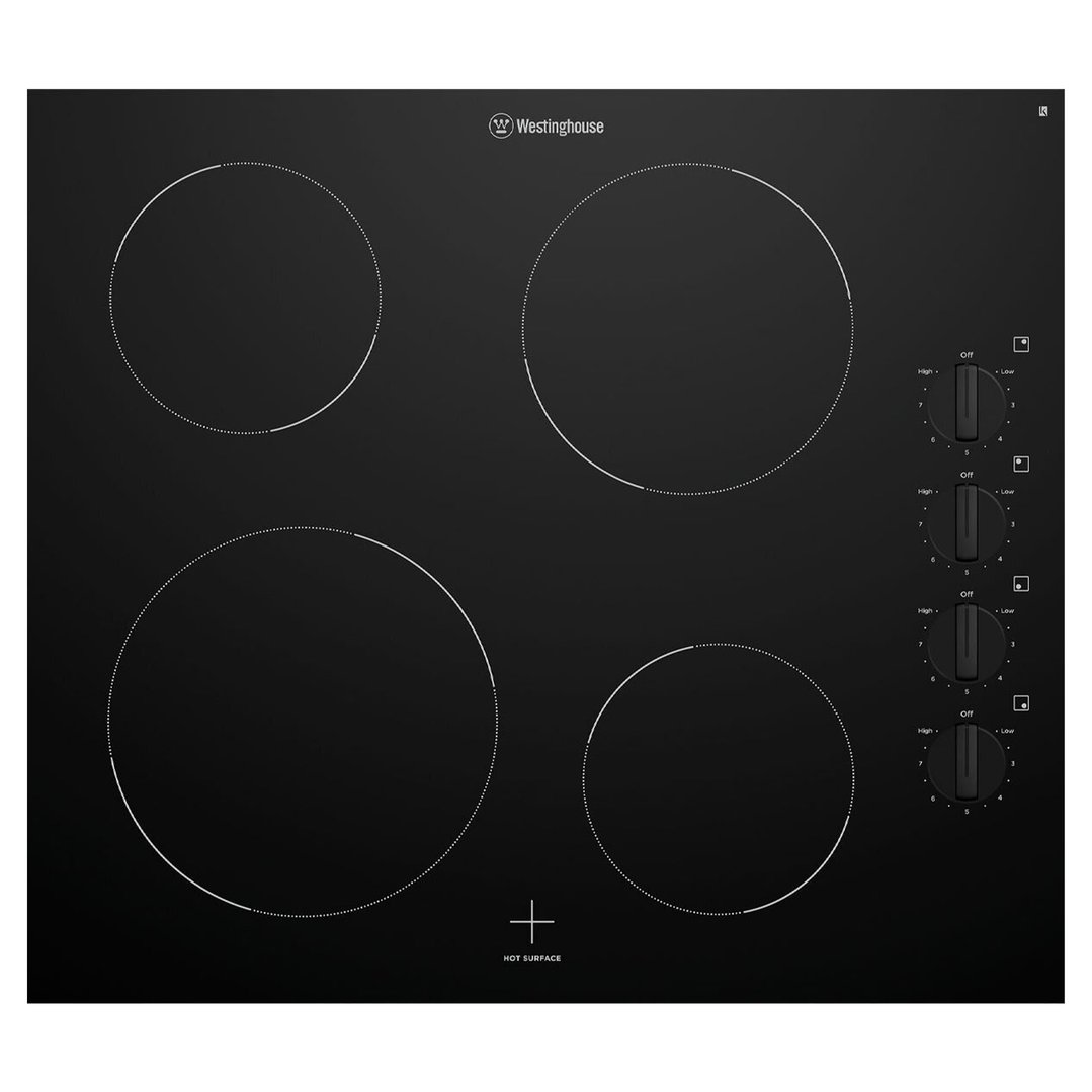 60cm 4 Zone Ceramic Cooktop WHC642BC - Signature Appliances