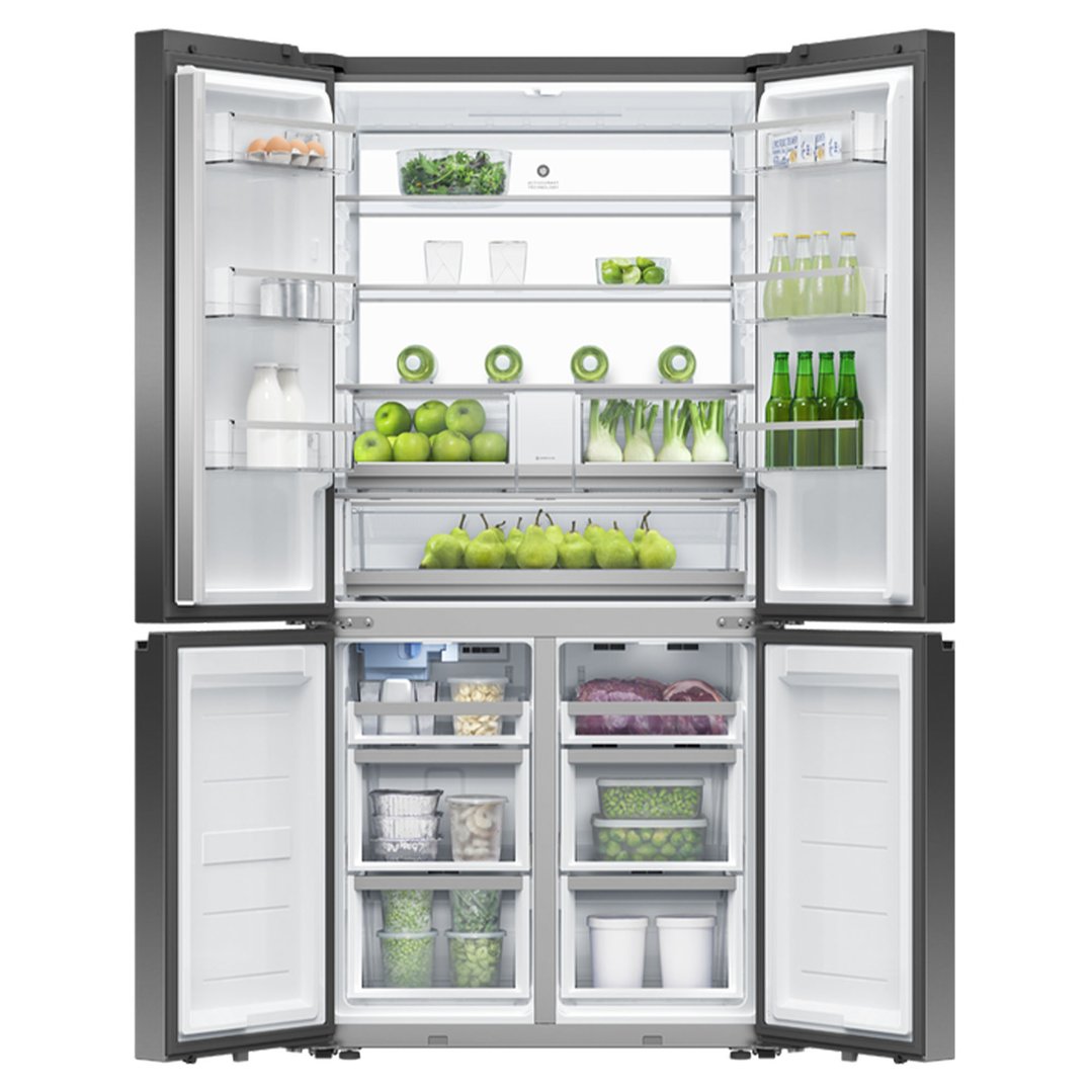 Fisher & Paykel 690L Series 7 Quad Door Refrigerator Freezer, Ice ...