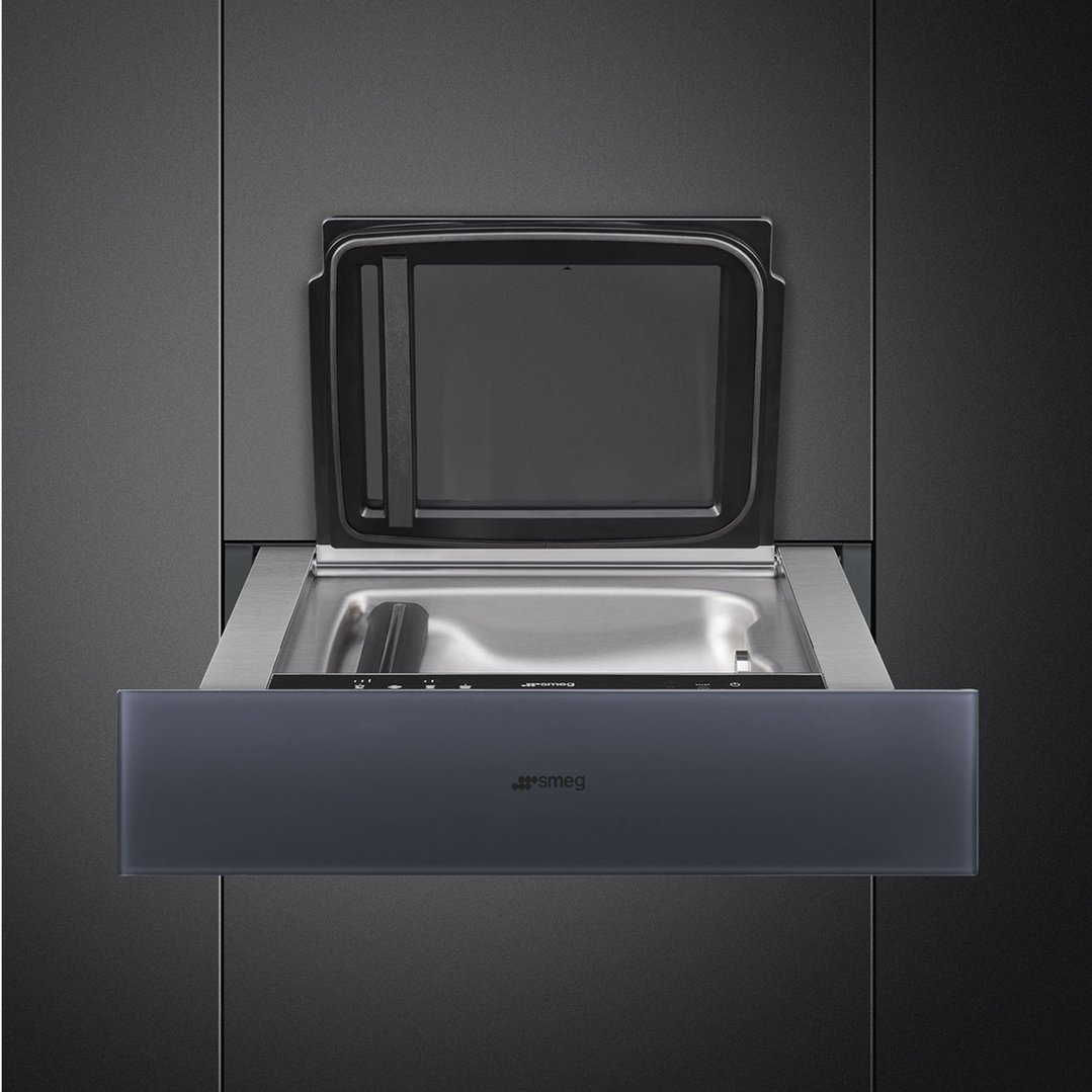 Smeg Linea 15cm Vacuum Drawer - Neptune Grey CPV115G - Signature Appliances