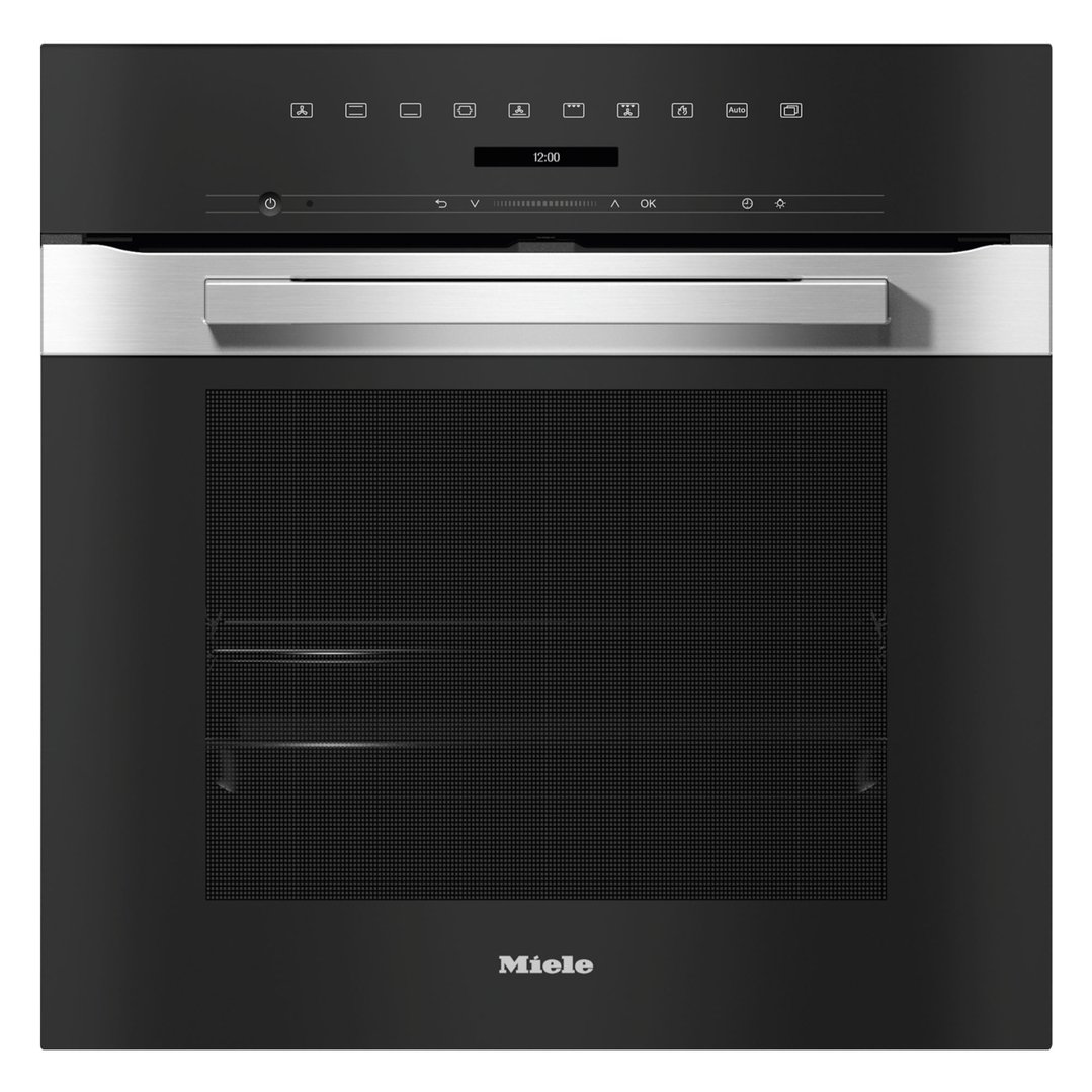Miele PureLine CleanSteel60cm Wide Pyrolytic Oven H7260BP - Signature ...