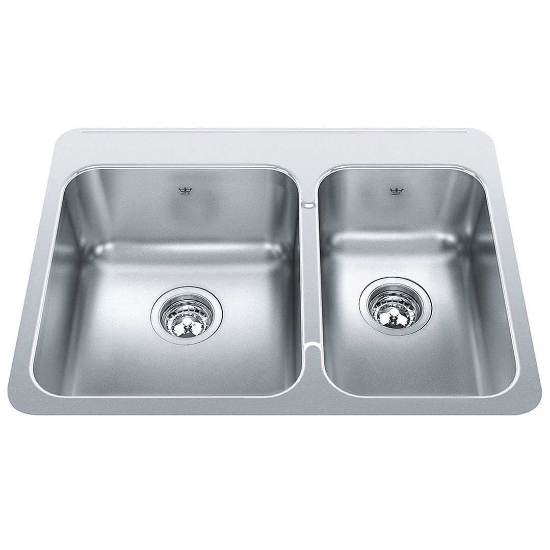 Steel Queen Double Bowl Sink. SQX620C-R/T - Signature Appliances