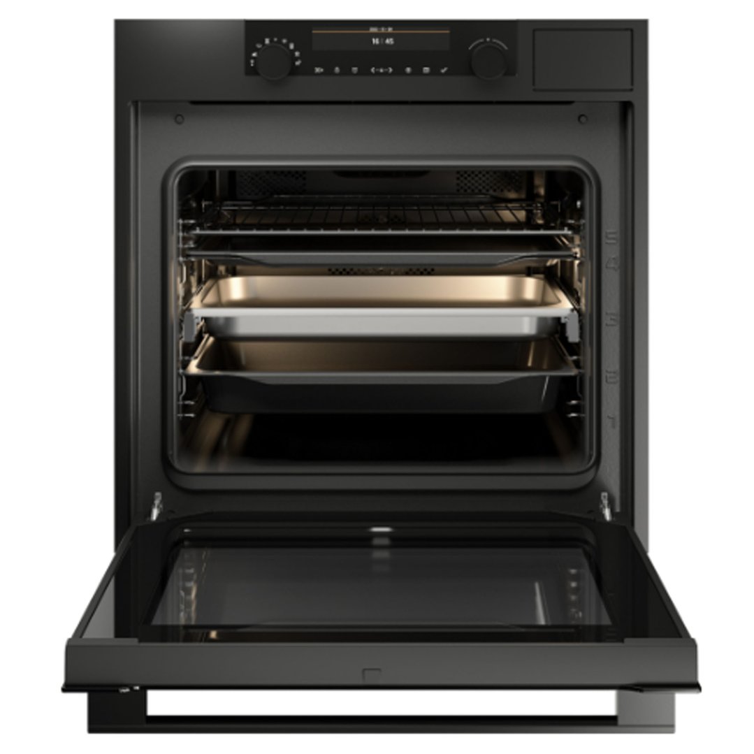 Asko 60cm Built-In Craft Oven with Full Steam Graphite Black OCS8687A1 ...