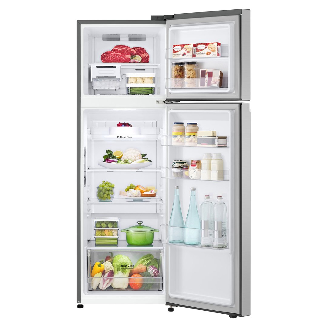 LG 266L Top Mount Refrigerator with Door Cooling+™ in Stainless Finish GT-2S - Signature Appliances