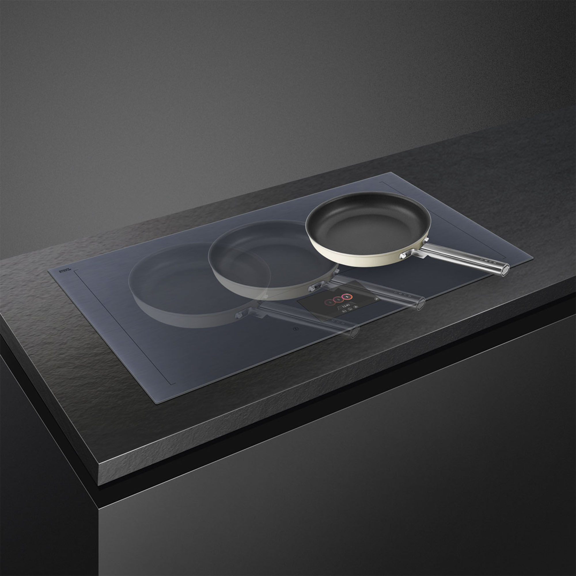 Smeg Linea 93cm Area Induction Cooktop - Neptune Grey SIA1963DG ...