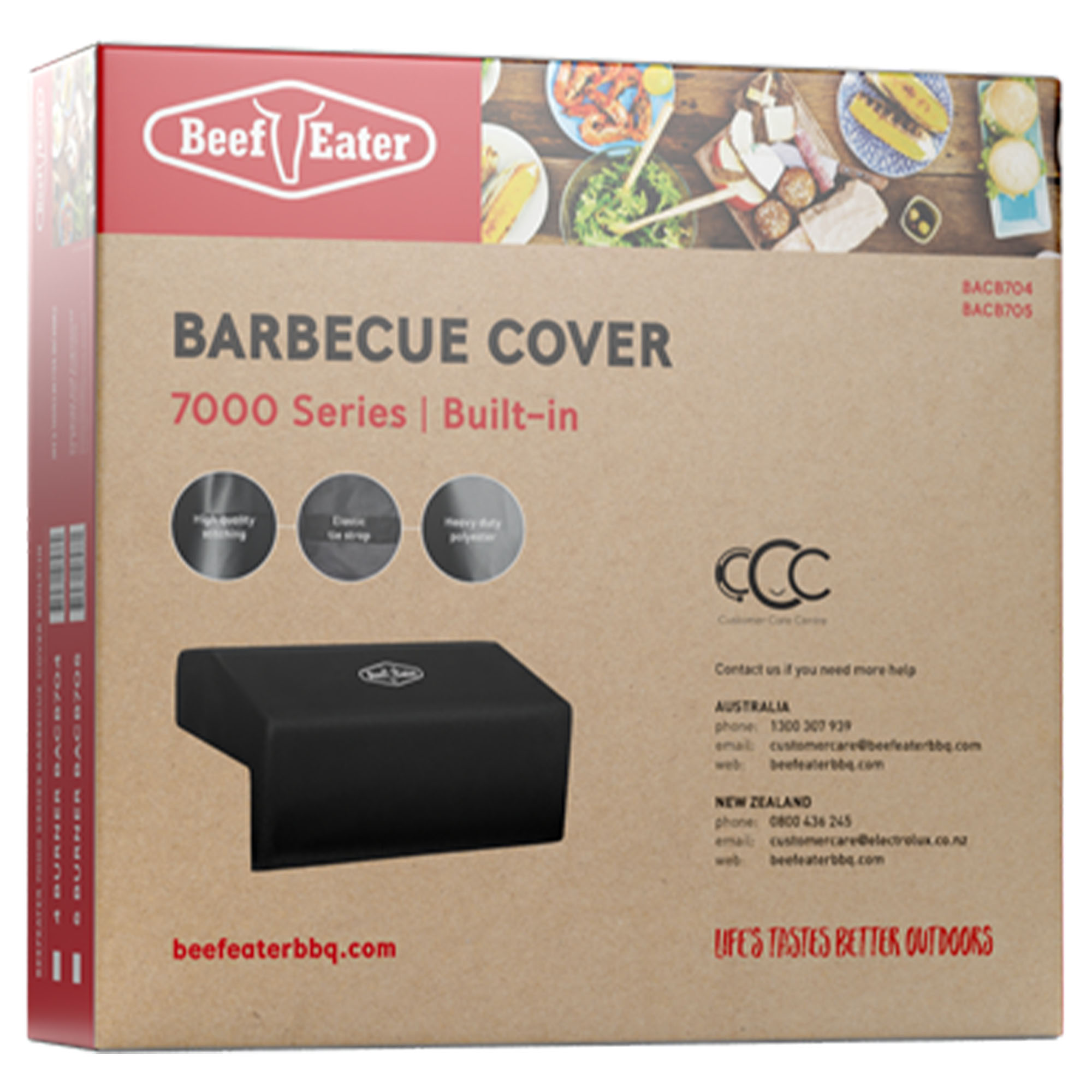 Beefeater BBQ COVER 7000 4BNR BUILTIN BACB704 - Signature Appliances