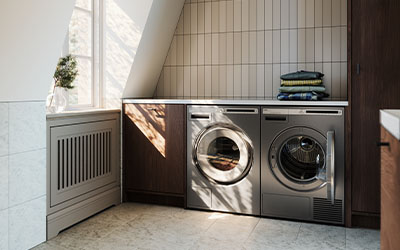 Asko Laundry Stacking Kit Shelf/Basket Titanium HDB1153T - Signature ...