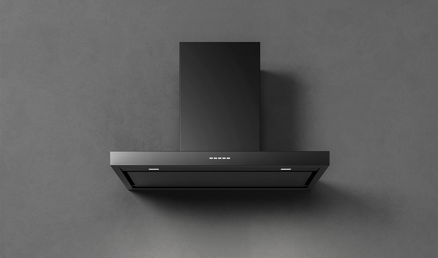 Falmec Plane NRS - 90cm Wall - Black F5PN90B1 - Signature Appliances