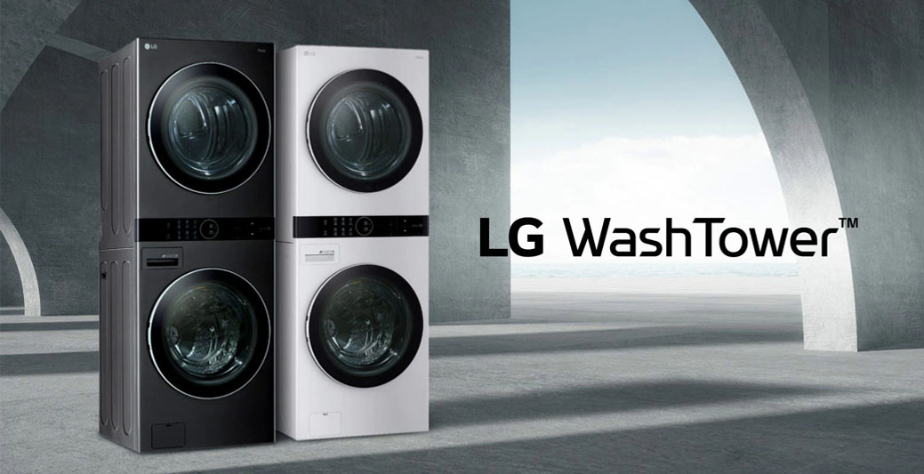 LG WashTower™ All-In-One Stacked Washer Dryer - WWT-1209B - Signature ...