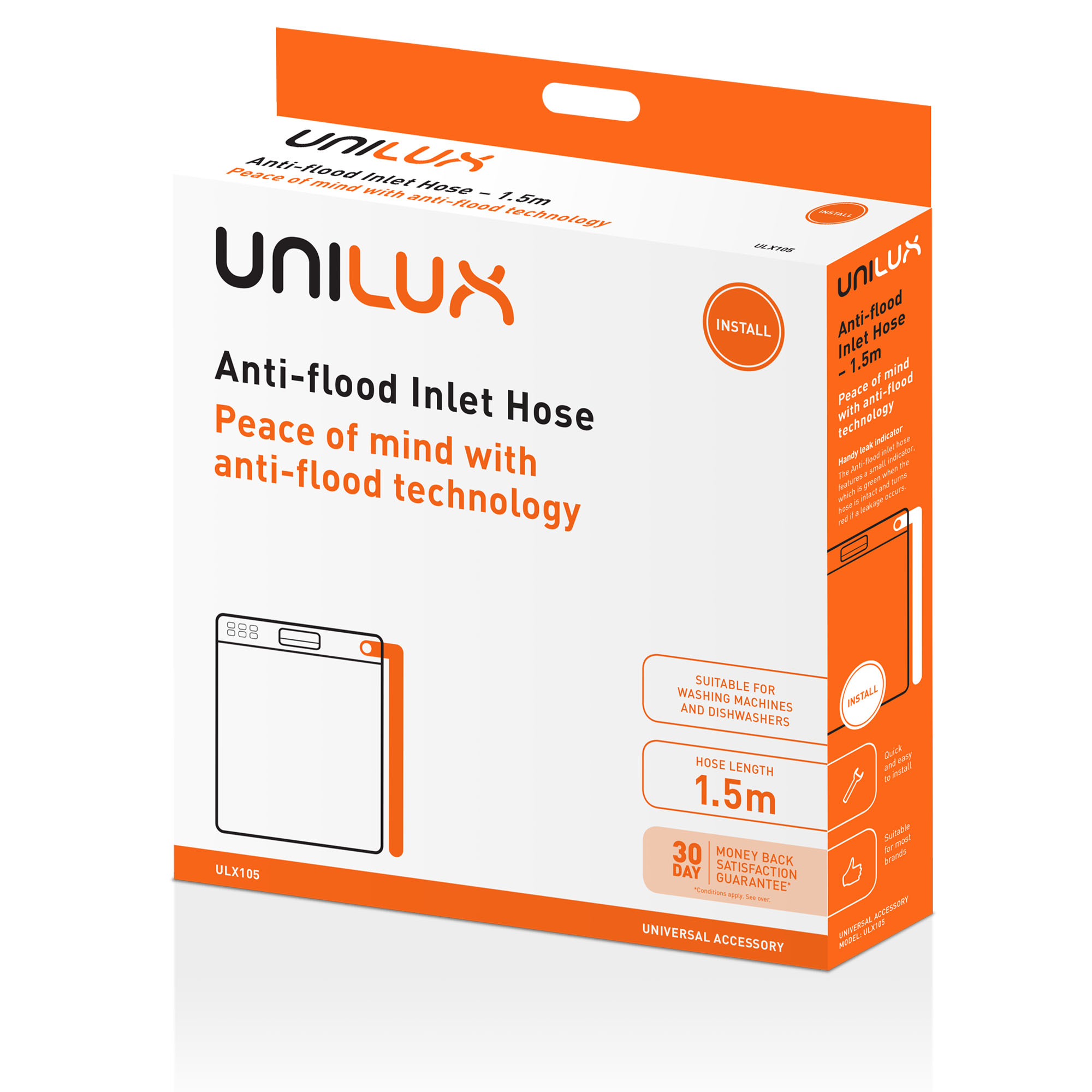Anti-flood Inlet Hose ULX105 - Signature Appliances
