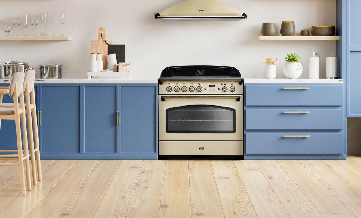 Falcon Classic FX 90cm Induction Range Cooker Cream/Brass CLA90FXEICR ...